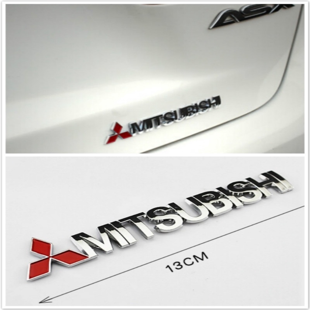 MITSUBISHI logo car stickers car modified logo stickers | Shopee ...
