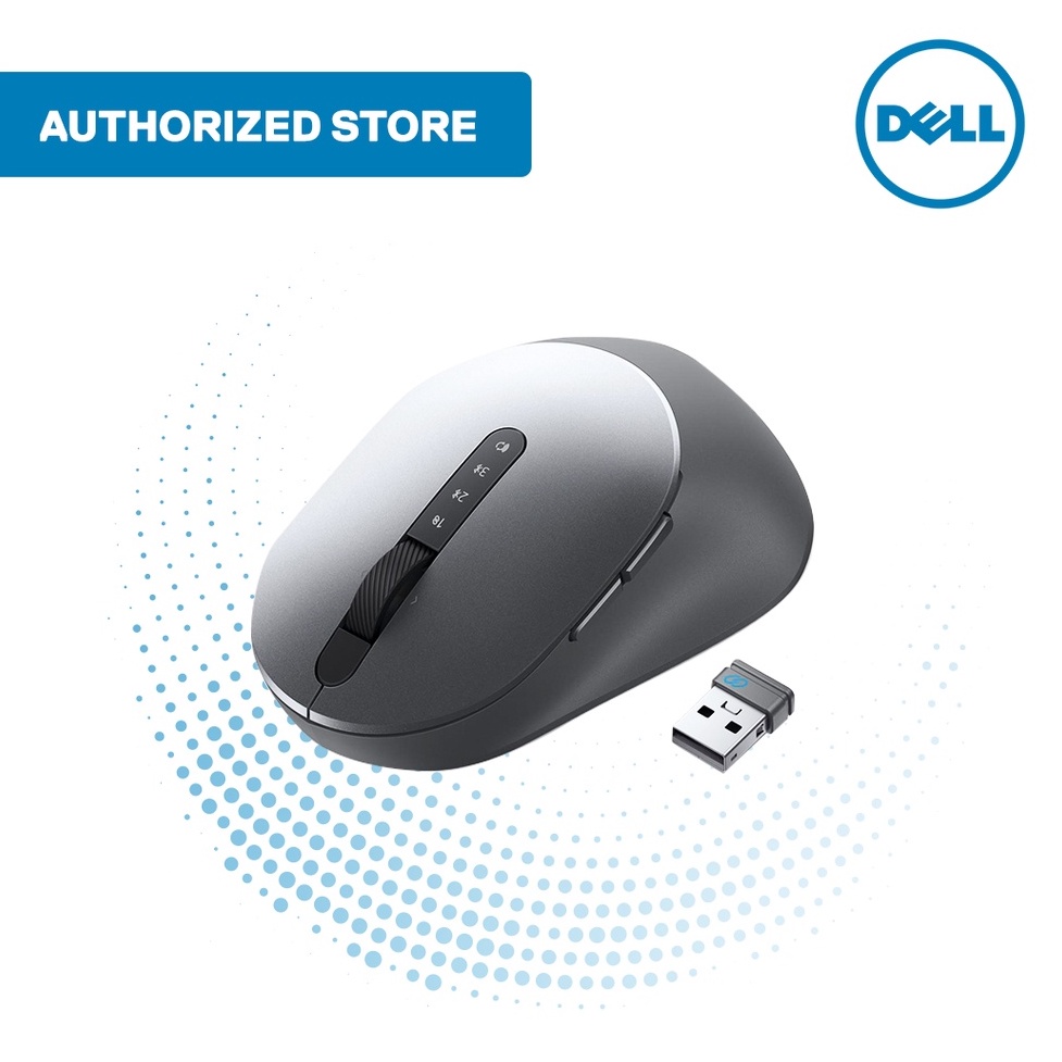 Dell Ms5320W Gy Wireless USB Mouse Grey Optical 1600 Dpi | Shopee ...