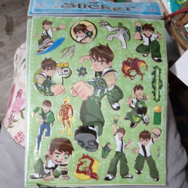 Children's toy sticker, children's laser sticker, BEN 10 image ...