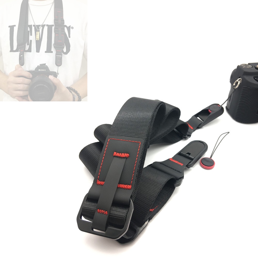 Detachable Quick Release Buckle + Nylon Camera Neck Shoulder Strap ...