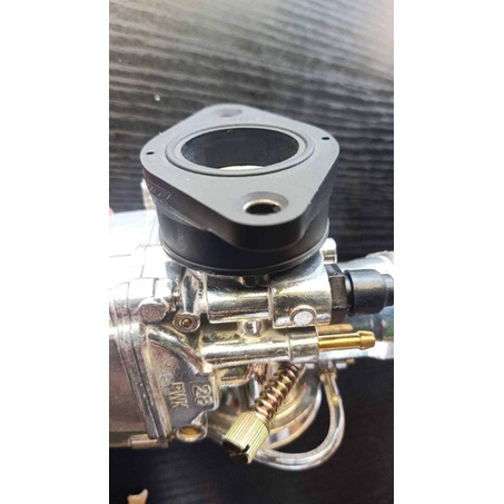 PITSBIKE CARB RUBBER MANIFOLD BOLTED w/ CLIP RUSI TMX XR150 XR200 28mm ...