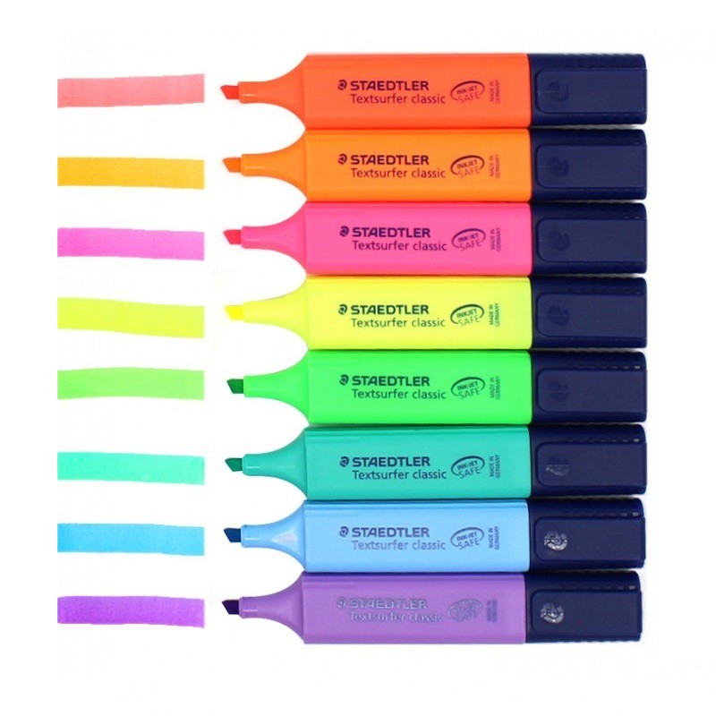 Penlab STAEDTLER 364 Color Highlighter Pen 1-5mm Large Ink Reservoir ...