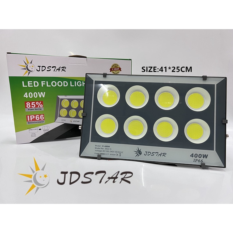 JDSTAR High Power 400W 500W 600W 1000W IP66 Outdoor COB LED Flood Light | Shopee Philippines