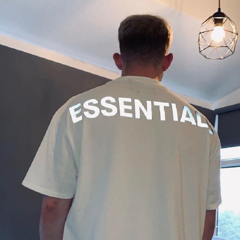 Fog Fear of God Reflective Letter Essentials High Street Loose Men and ...
