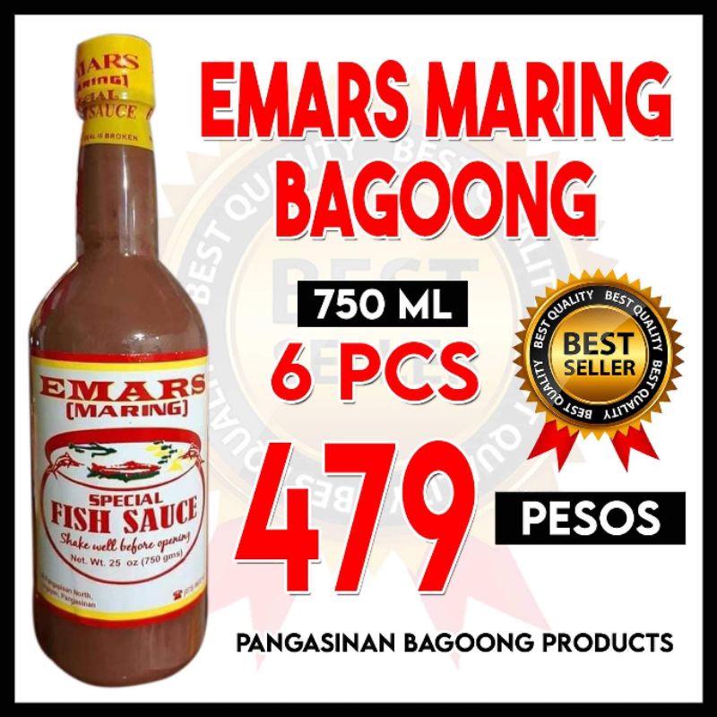 EMARS Maring Boneless Bagoong ISDA (6Pcs) | Shopee Philippines