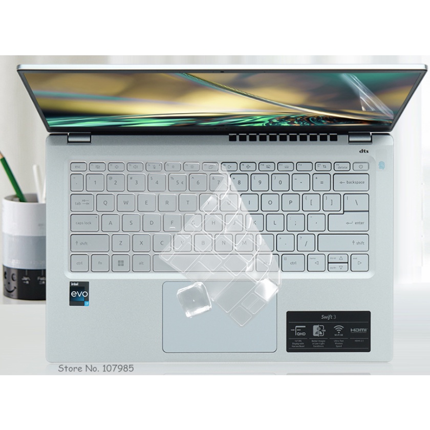 Silicone Tpu Laptop Keyboard Cover Protector for Acer Swift 3 2022 I5 ...