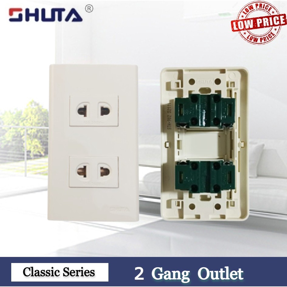 SHUTA OUTLET / SWITCH SET (1 GANG / 2GANG / 3 GANG) CLASSIC SERIES ...