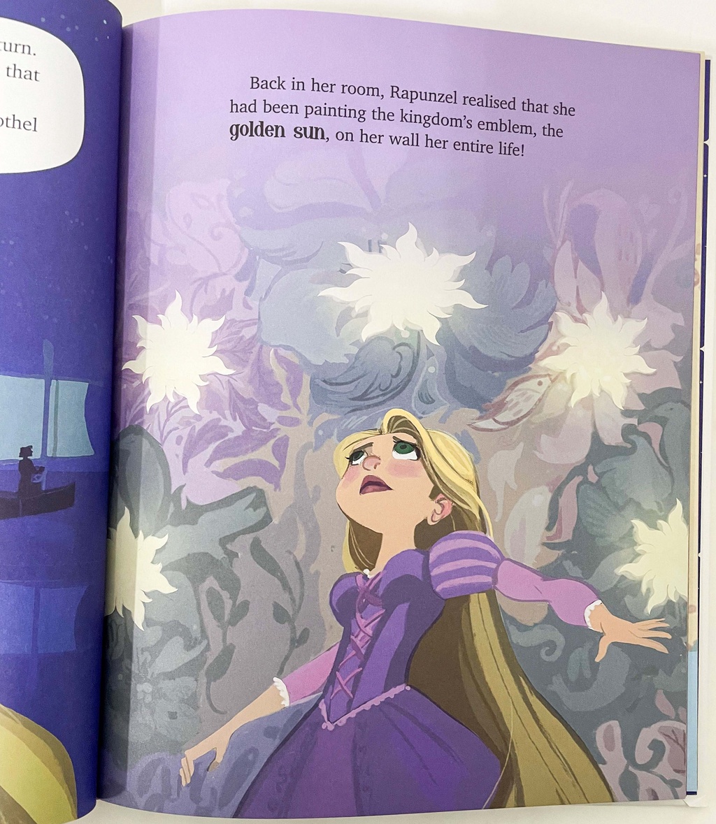 Disney Princess Story Book Hardcover Tangled & Princess and the Frog ...