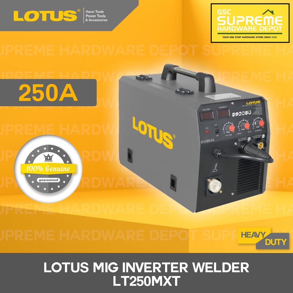 Lotus MIG Inverter Welder 250A LT250MXT | Shopee Philippines