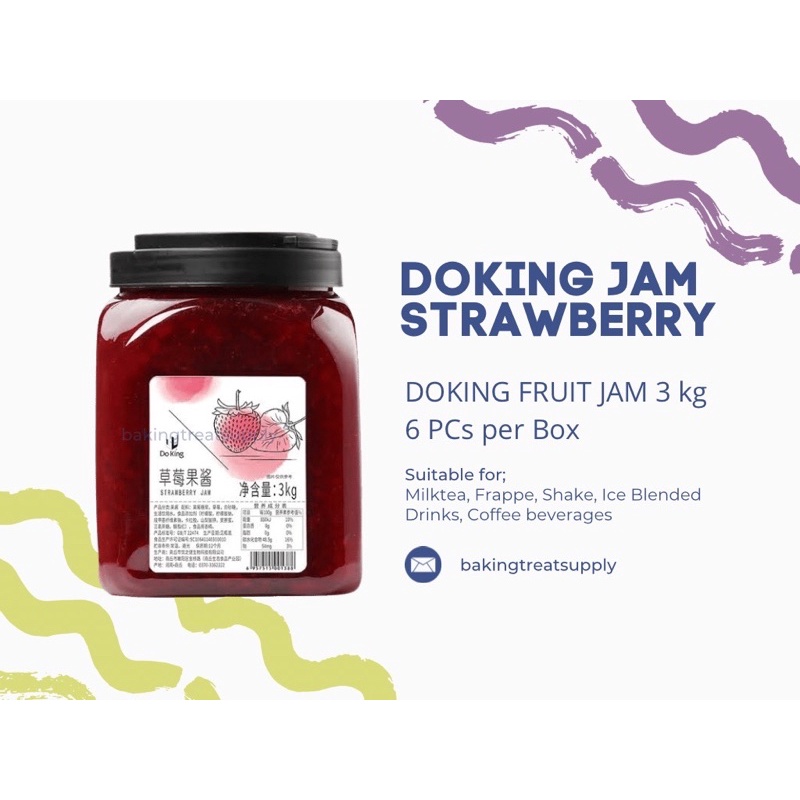FRUIT JAM STRAWBERRY DOKING | Shopee Philippines