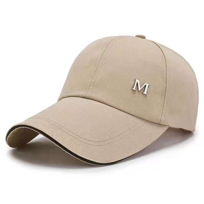 UNISEX "M" LOGO HARDWARE DESIGN VERSATILE TREND BASEBALL CAP | Shopee ...