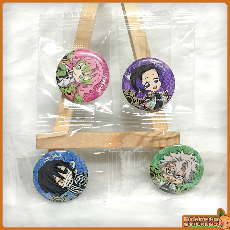 4piece BUNDLE - Mini Badges - Kimetsu no Yaiba / Demon Slayer. Mitsuri ...