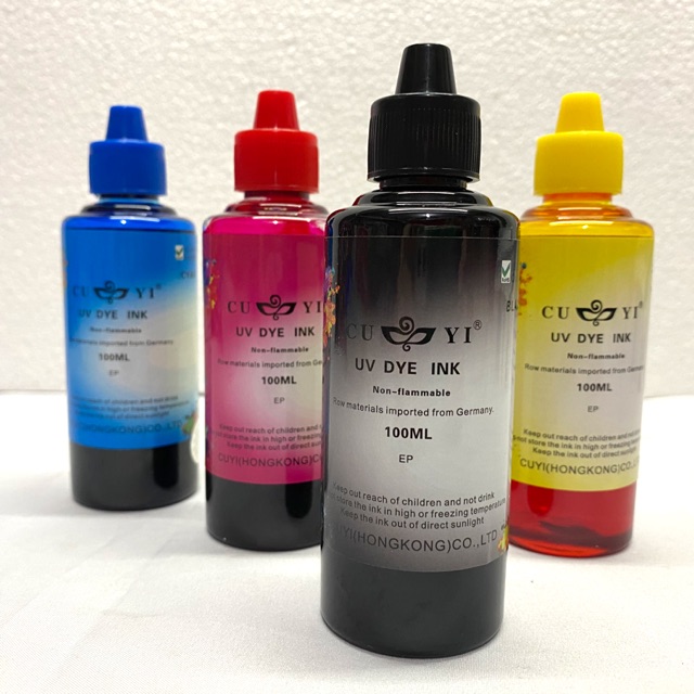 PRINTER INK ORIGINAL CUYI UV Dye Ink 100ml Generic for any refillable ...