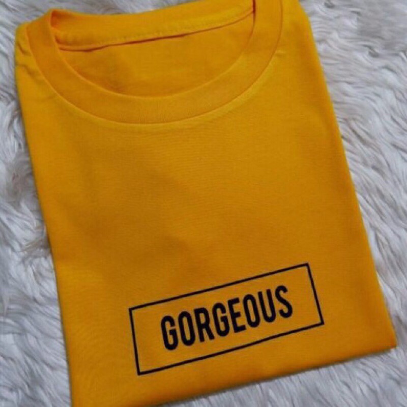 GORGEOUS t-shirt printed cotton T-SHIRT COTTON FOR UNISEX CASH ON ...