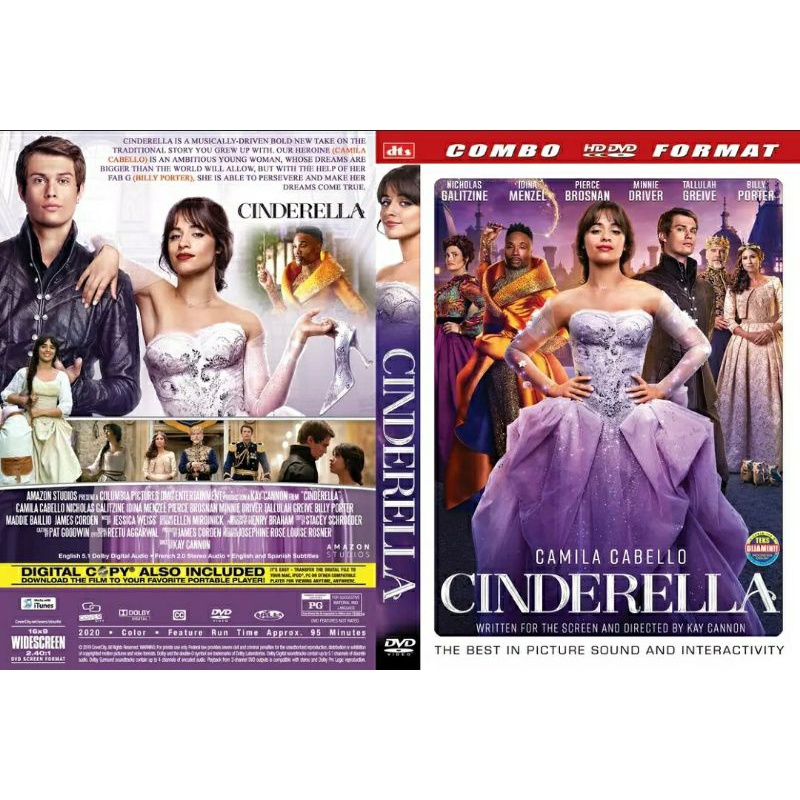 Cinderella dvd {OD DTS R1} {comedy, fantasy} {Camila Cabello, Billy Porter, Nicholas Galitzine ...