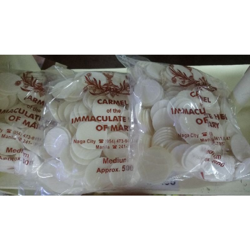 Hostia/ Ostya/ Ostia- Mass Host (Small, Medium, Large) | Shopee Philippines