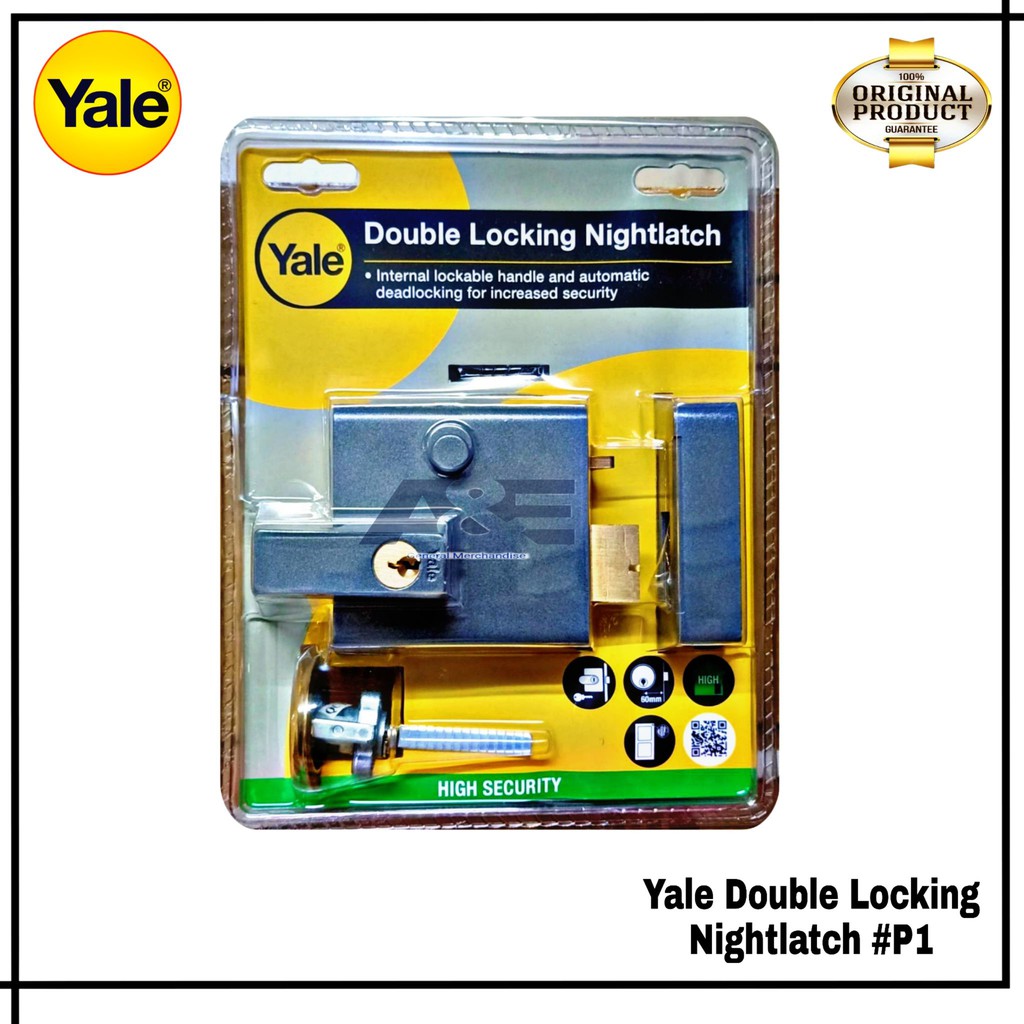 Yale Double Locking Nightlatch P1 | Shopee Philippines