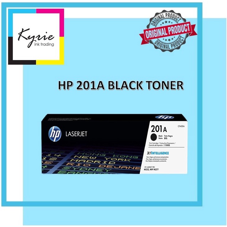 HP 201A (CF400A) Black Original LaserJet Toner Cartridge HP201A 201A ...