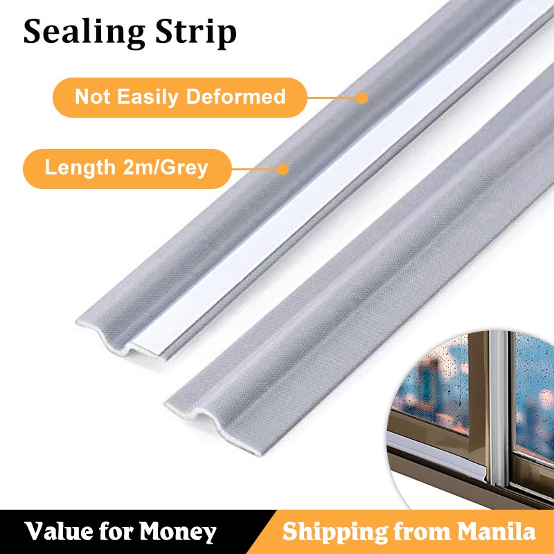 2m Window Sealing Strip Soundproof Door Seal Strip Self-adhisive ...