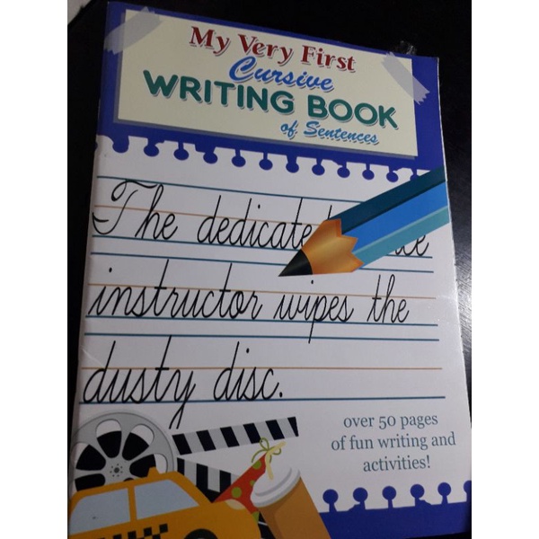 MY VERY FIRST CURSIVE WRITING BOOK (SENTENCES) | Shopee Philippines