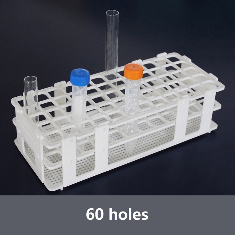 Plastic Test Tube Rack For 25mm 16mm Test Tubes 24 Holes 60 Holes ...