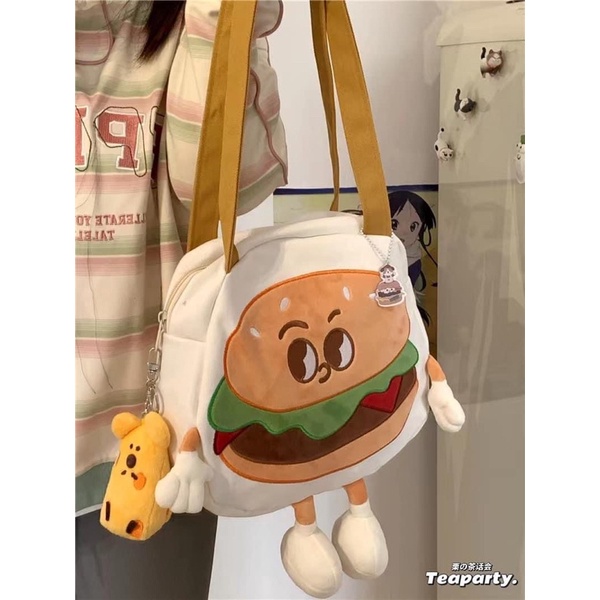 Hamburger Shoulder Bag | Shopee Philippines