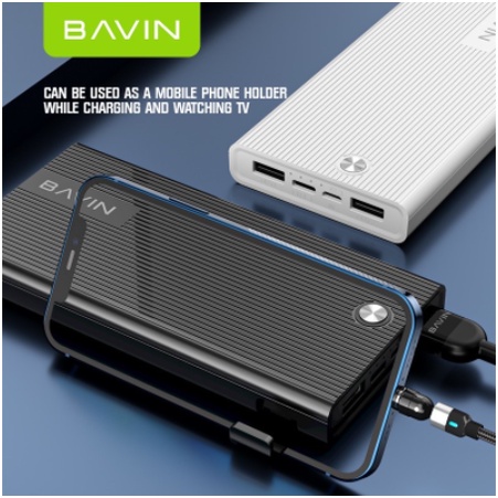 BAVIN 10000MAh powerbank 2usB port 2.1A pc050 Output Fast charging slim Body Size powerbank ...