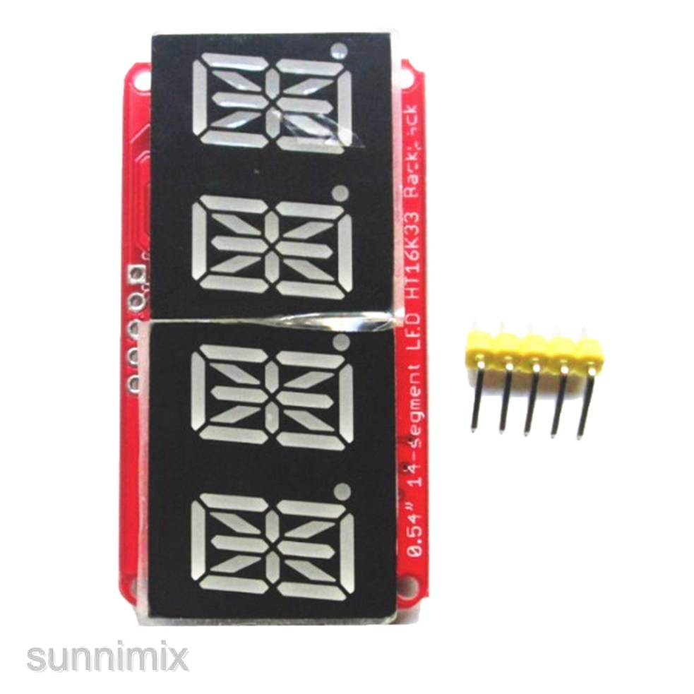 0.54" 4 bit Digital LED Display Module I2C Interface For 14 Segments ...