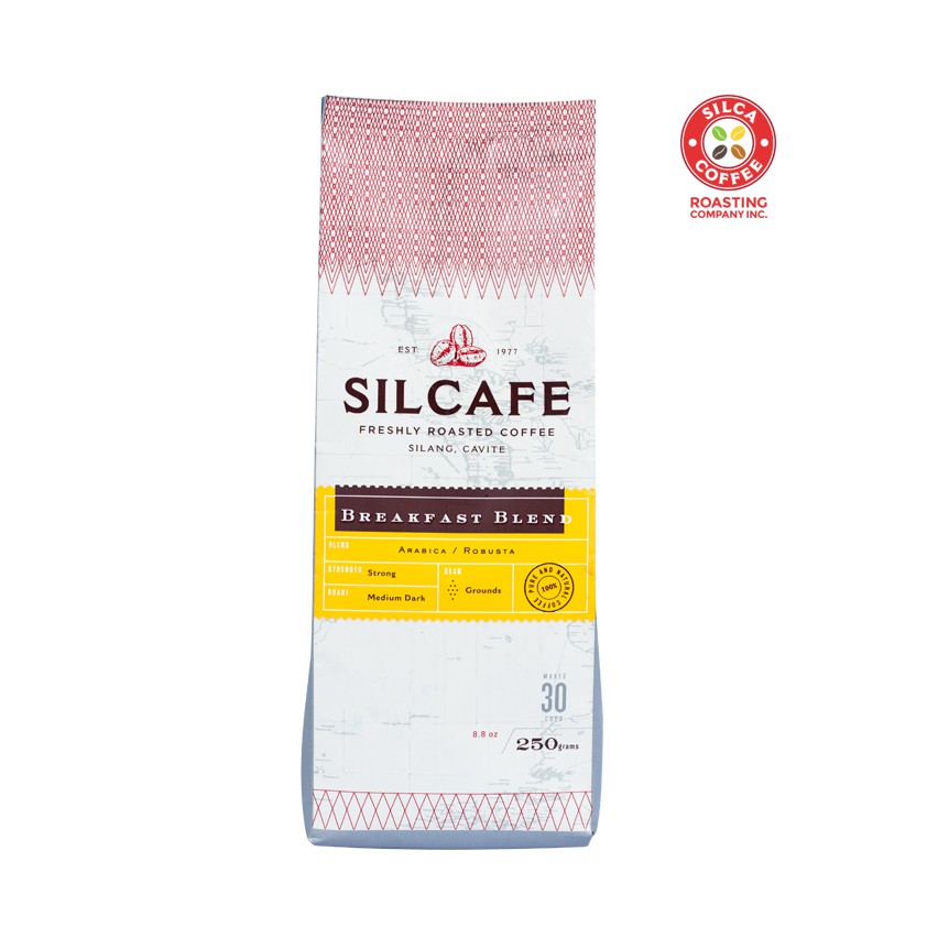 Silcafe Breakfast Blend Ground Coffee - 250g | Shopee Philippines