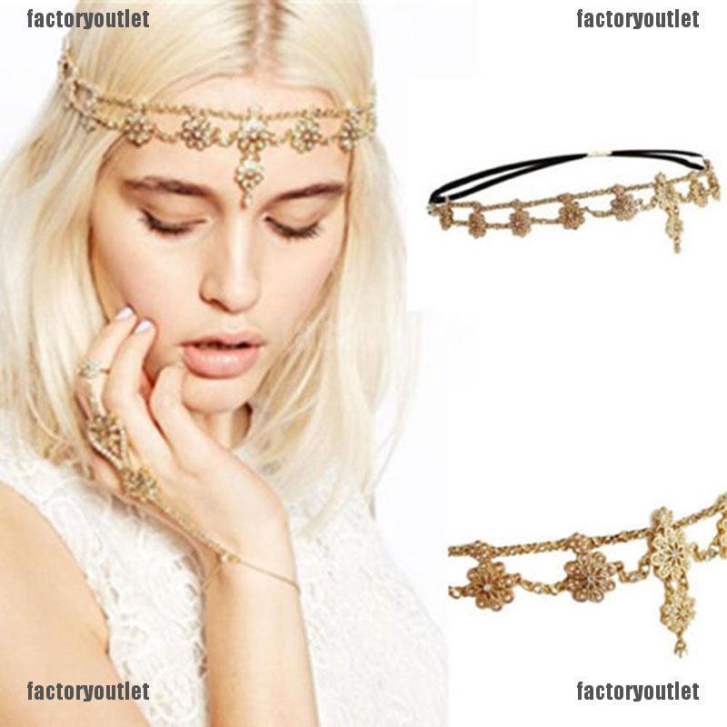 Women Pearl Head Chain Headband Hair Band Shopee Philippines