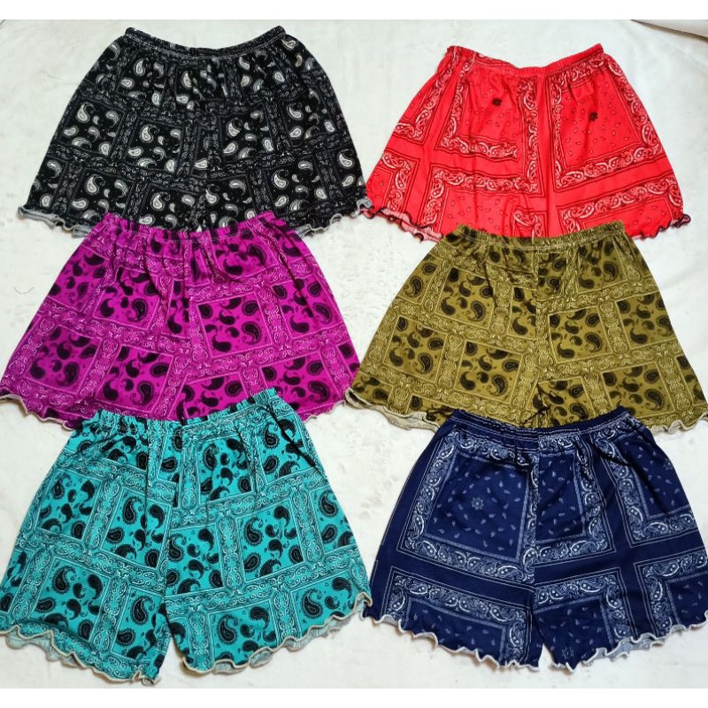 ALANGAN LETTUCE SHORTS 10-14 YRS OLD (6pcs.) | Shopee Philippines