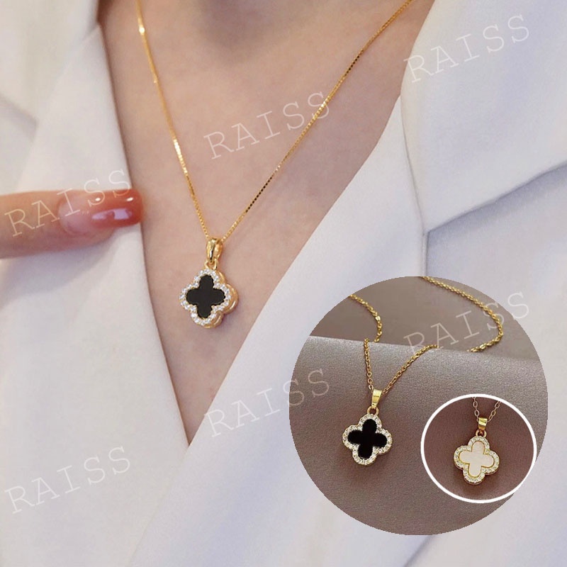 Kwintas Stainless Steel Necklace For Women Vintage Butterfly Pendant ...