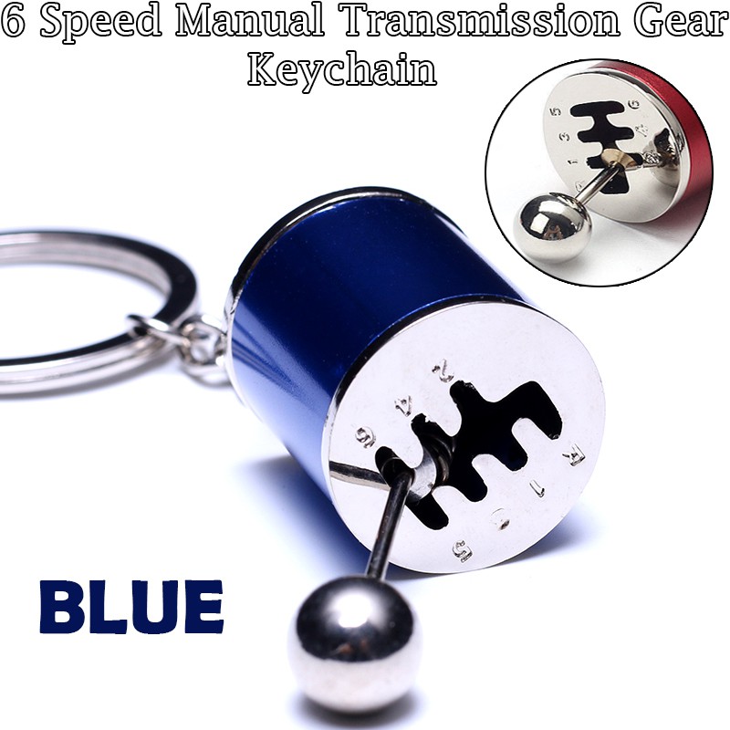 6 Speed Manual Transmission Gear Keychain Lever Metal Key Rinf Metal ...