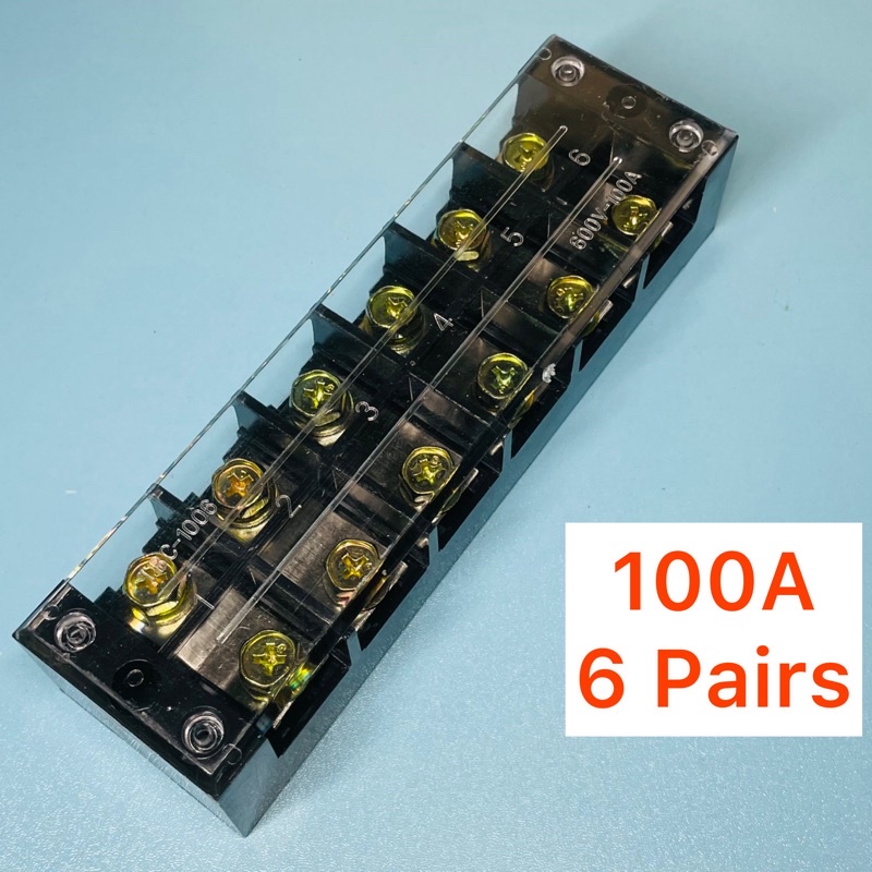 600V-100A Terminal 6 Block Molded Type Electrical TBC1006 ( MOHWC ...