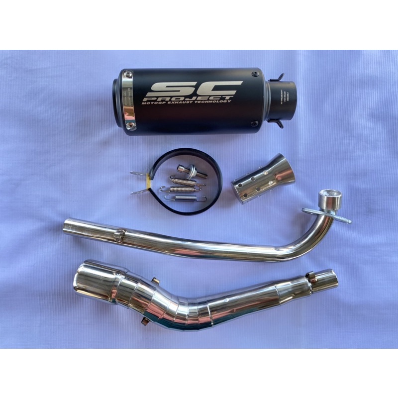 Sc Project with elbow for Honda Xrm 125 | RS 125 Carb/Fi | Shopee ...