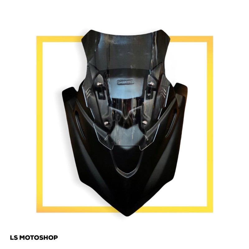 LS Uplift Mask T-Max Look with Windshield and Nemo Side Mirror for Nmax ...