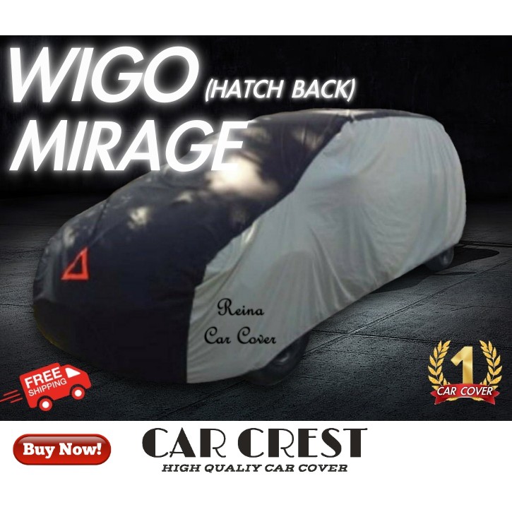 MITSUBISHI MIRAGE HATCHBACK CAR COVER WIGO/EON ~WATER REPELLANT ...