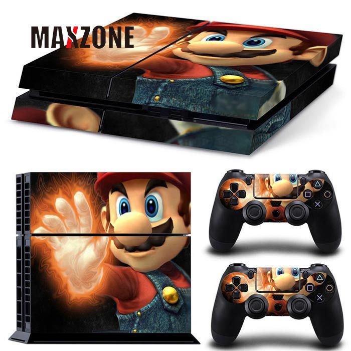 MAXZONE PS4 game console sticker Mario Mario cartoon / creativity ...