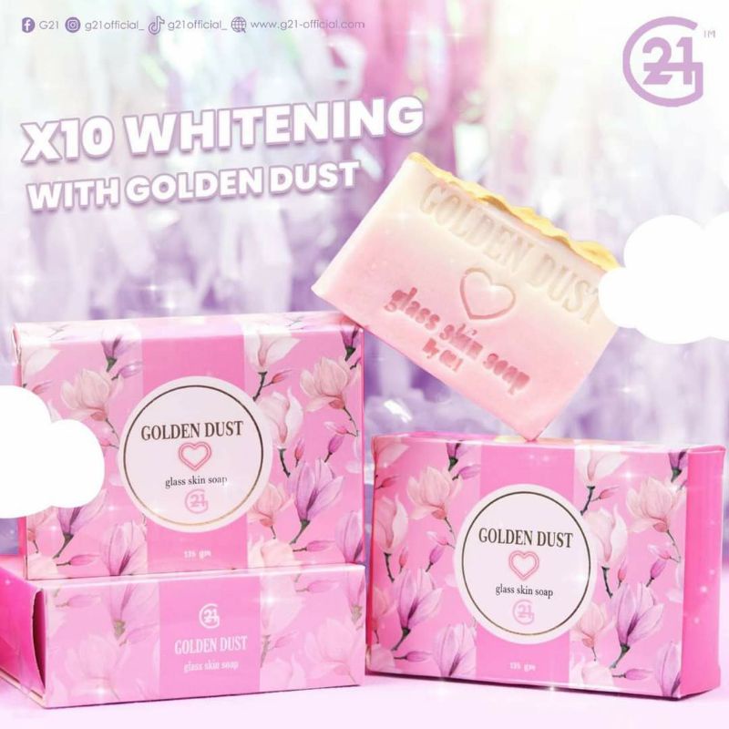G21 #GOLDEN DUST ( GLASS SKIN SOAP ) | Shopee Philippines
