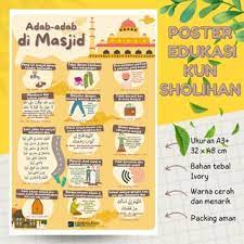 Manners Poster in the Kun Sholihan Mosque | Shopee Philippines