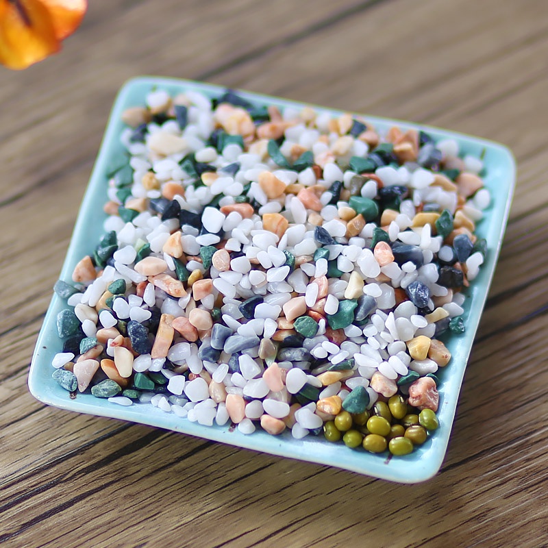 Aquarium Colorful Rocks Pebble Stone For Fish Tank | Shopee Philippines