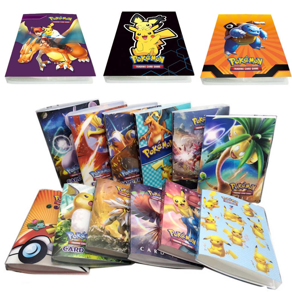 240Pcs Pokemon Cards Album Book Game Anime Card Holders Binder ...