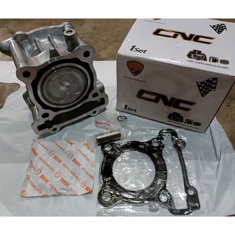 CNC RACING STEEL BLOCK / BORE KIT STANDARD FOR NMAX V1 / V2 AEROX V1/V2 ...