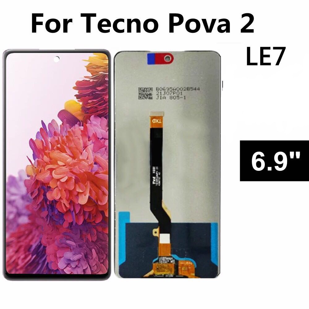 Tecno Pova 2 LE7 /LE8 POVA 5G LCD Display Touch Screen Assembly ...