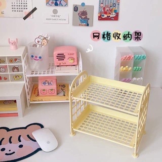 A1 Korean Ins Desk Folding Shelf Simple Creative Debris Storage ...