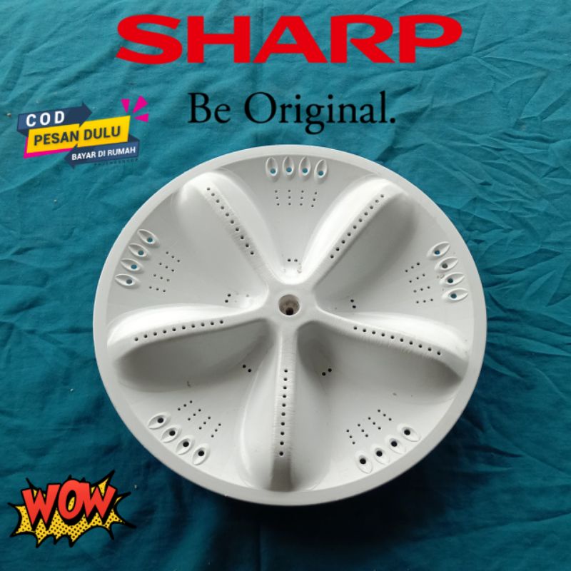 MESIN Original SHARP WASHING MACHINE PROPELLER PULSATOR | Shopee ...