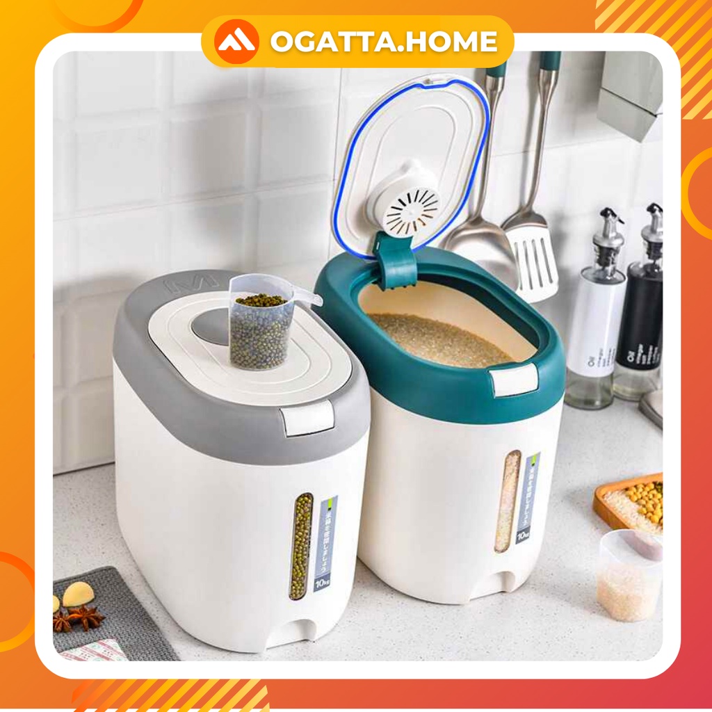 Rice Container - Rice Dispenser - Rice Storage - Rice Container 5KG ...