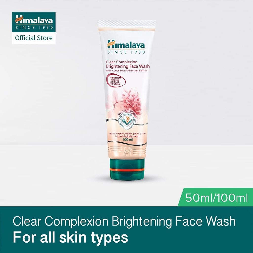 Himalaya Clear Complexion Brightening Face Wash 50ML | Shopee Philippines