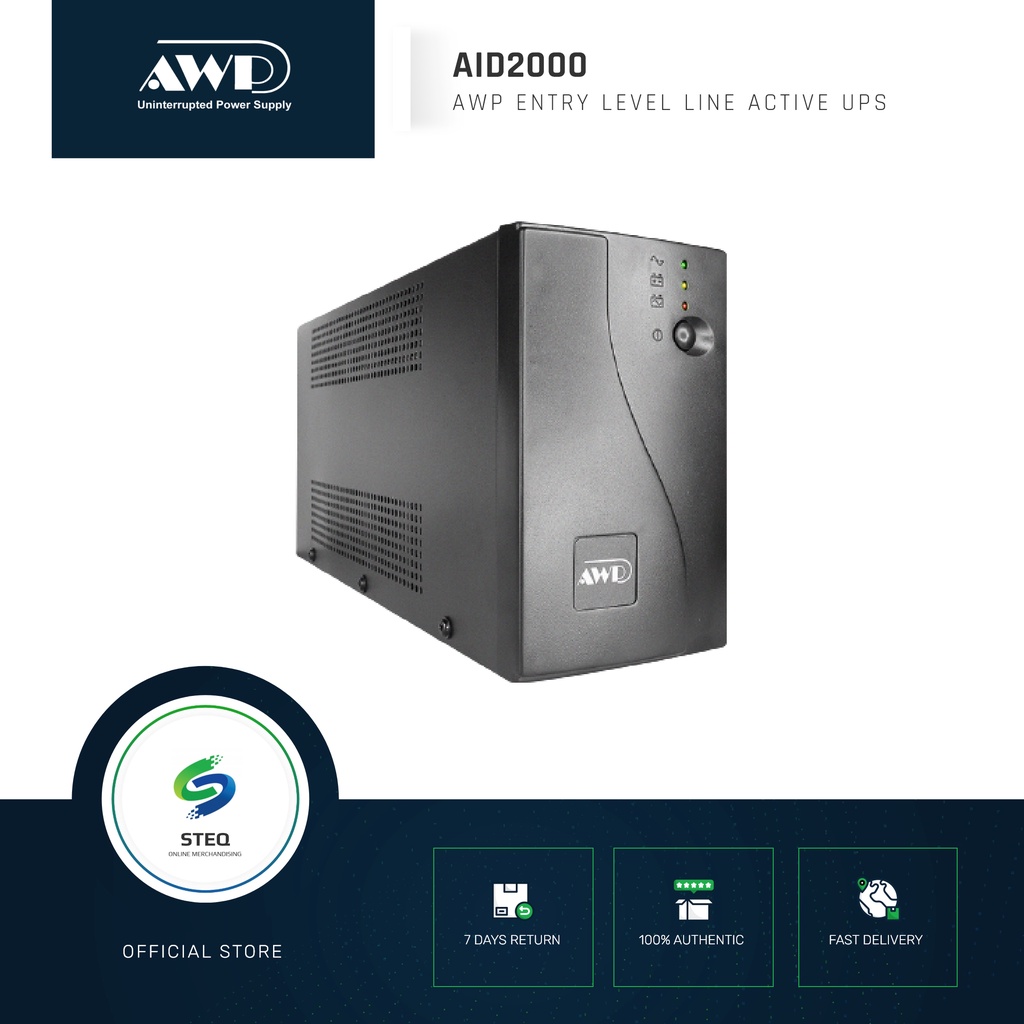 STEQ AWP-AID2000 UPS AIDE SERIES Entry Level Line Interactive UPS ...