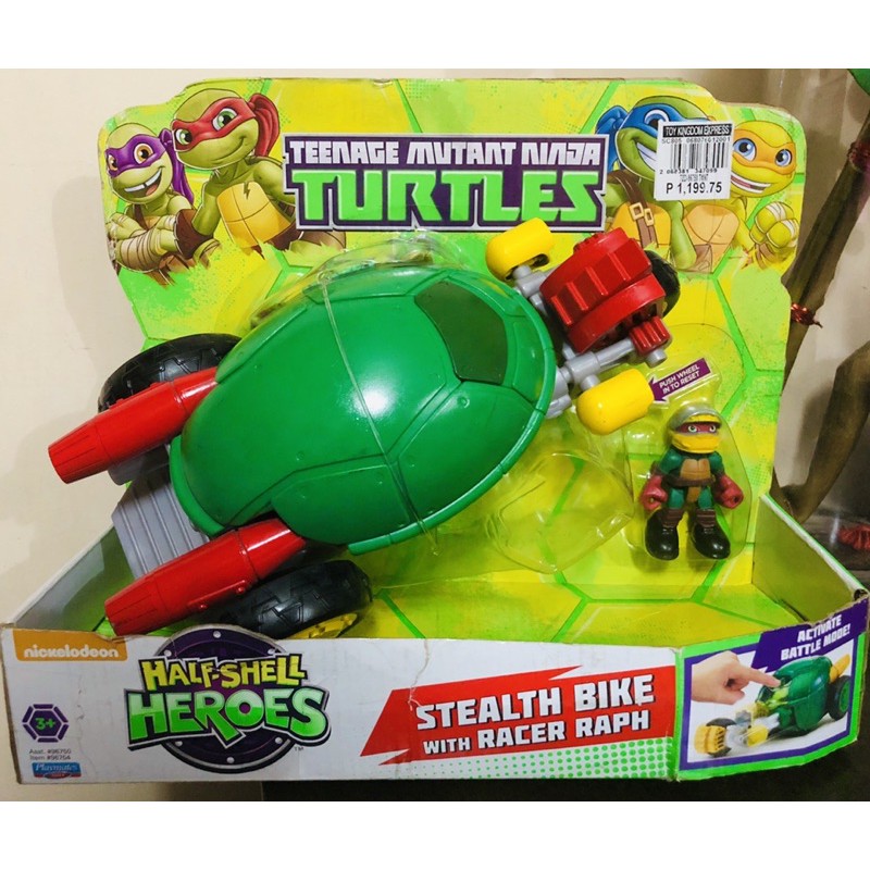 Teenage Mutant Ninja Turtles Half-Shell Heroes Stealth Bike and Racer ...